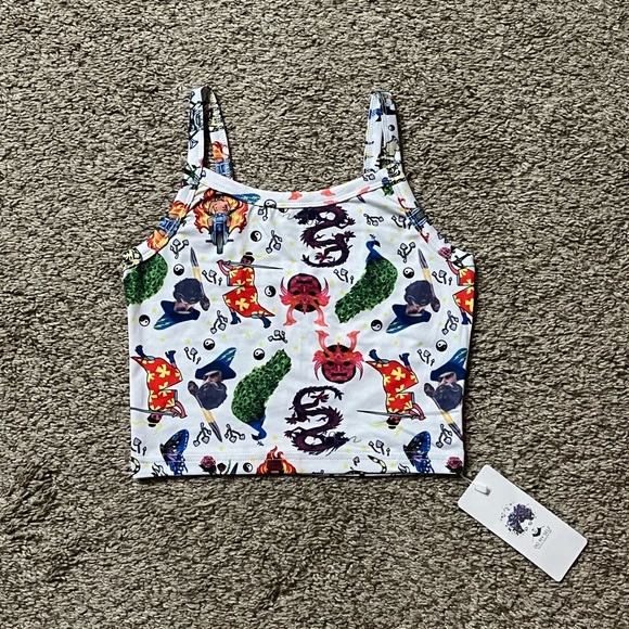 Tops | Graphic Crop Top | Poshmark